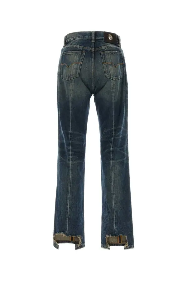 Versace Straight Leg Jeans - Blue