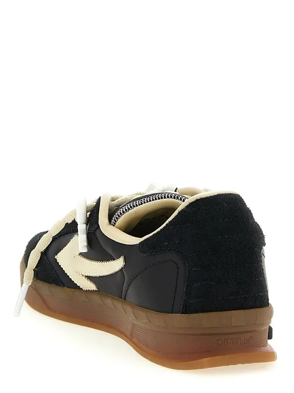 Off-White End Of Play" Nylon And Suede Sneakers - Black