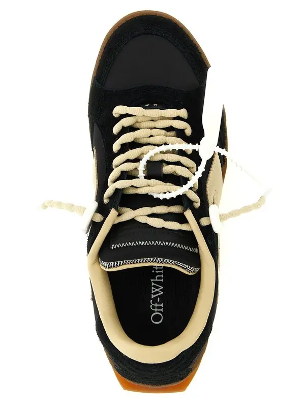 Off-White End Of Play" Nylon And Suede Sneakers - Black
