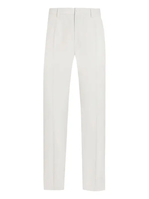 Dolce & Gabbana Wool Poplin Trousers