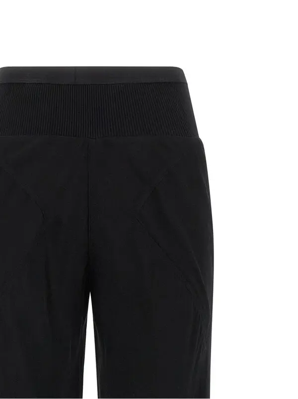 Rick Owens Bias Wide Leg Trousers - Black