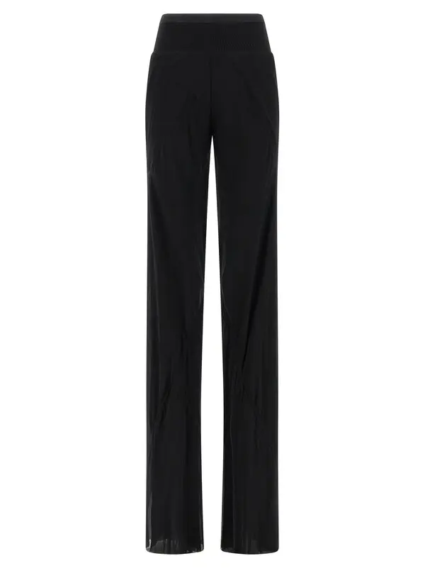 Rick Owens Bias Wide Leg Trousers - Black