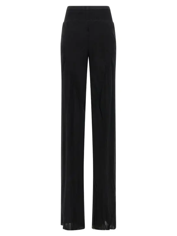 Rick Owens Bias Wide Leg Trousers - Black