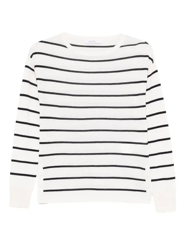 Max Mara Cashmere And Silk Striped Sweater - Multicolor