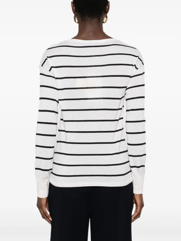 Max Mara Cashmere And Silk Striped Sweater - Multicolor