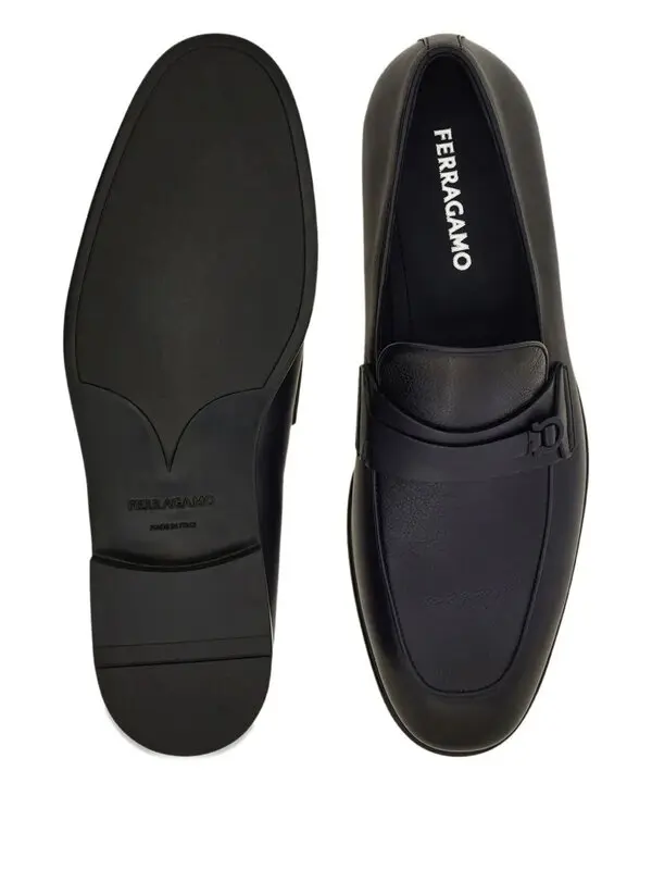 FERRAGAMO Desio Shaded Leather Loafers