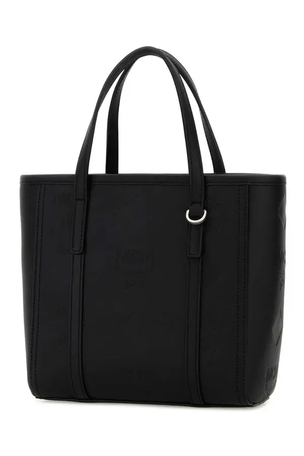 Mcm Leather Mini Toni Handbag - Black