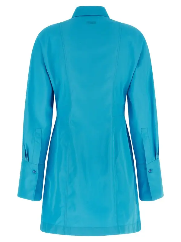 Fendi Viscose Techno Mini Dress