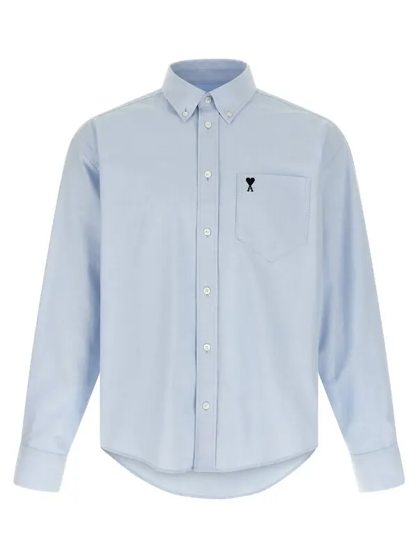AMI Paris De Coeur' Shirt - Blue