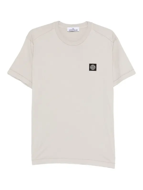 Stone Island Logo Cotton T-shirt