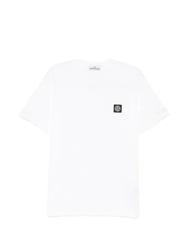 Stone Island Logo Cotton T-shirt