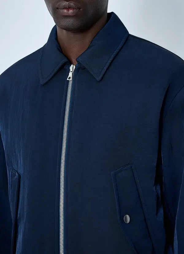 Dries Van Noten Venlo Zip-up Jacket - Blue