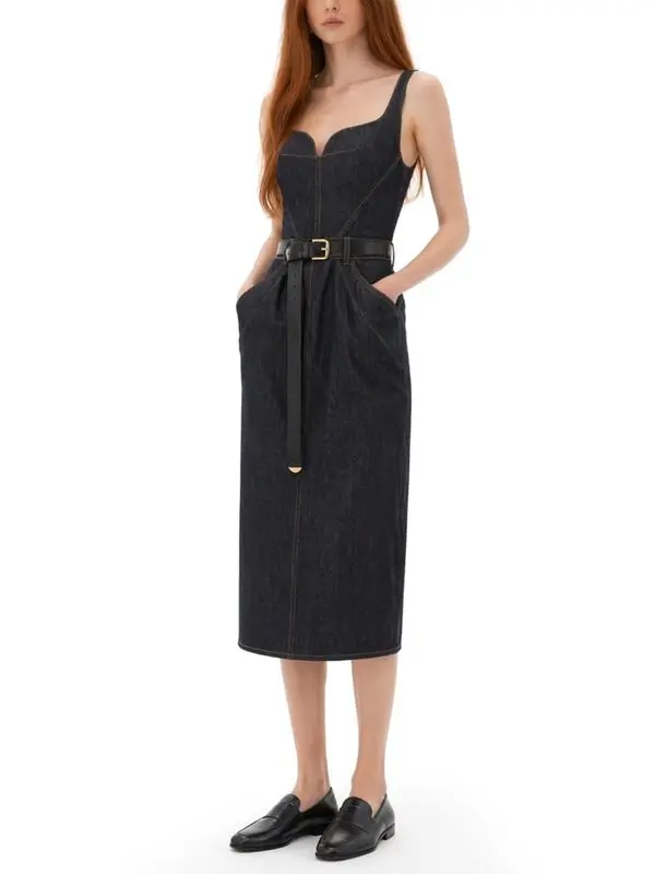 Givenchy Raw Denim Dress - Blue