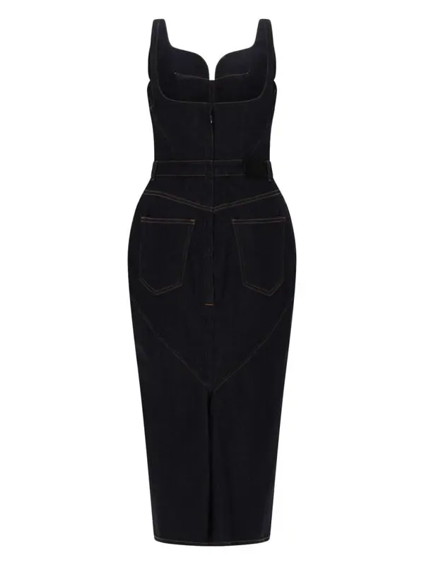 Givenchy Raw Denim Dress - Blue