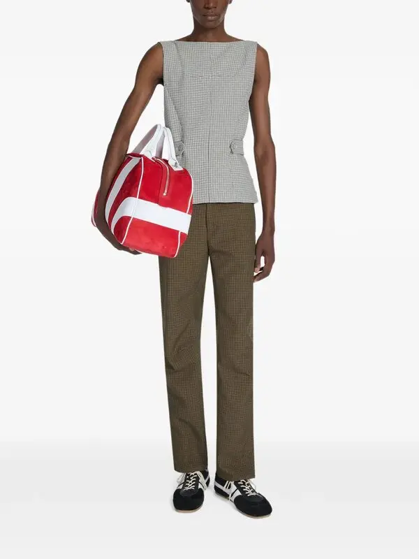 Dries Van Noten Suede And Leather Insert Sneakers