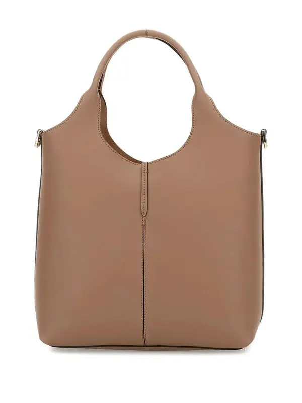 TOD'S Leather Tote Bag - Brown