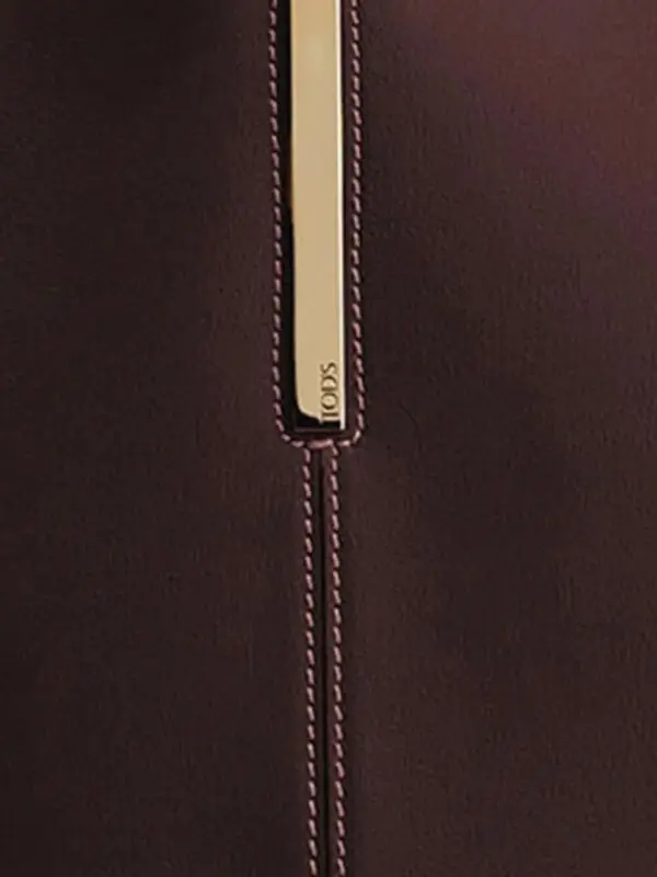 TOD'S Leather Tote Bag - Brown
