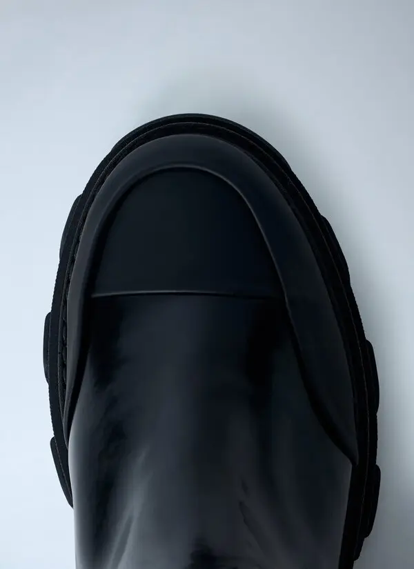 GANNI Low Chelsea Boots With Chunky Lug Sole