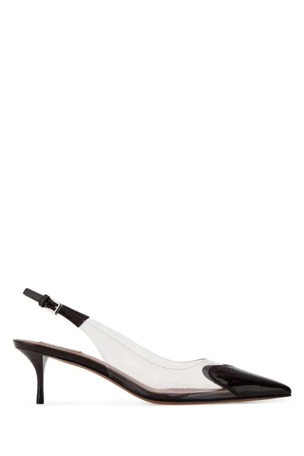Alaïa Two-tone Pvc And Leather Pumps - Multicolor