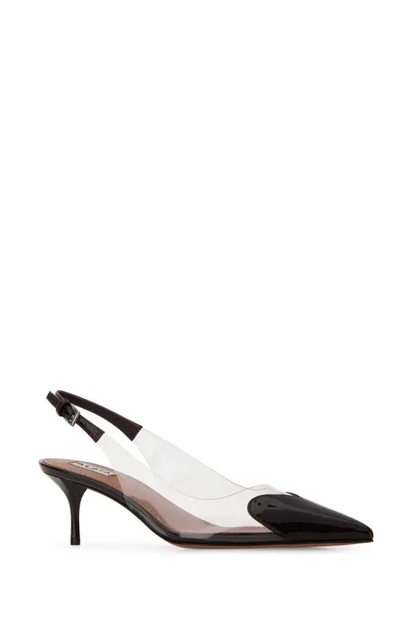 Alaïa Two-tone Pvc And Leather Pumps - Multicolor