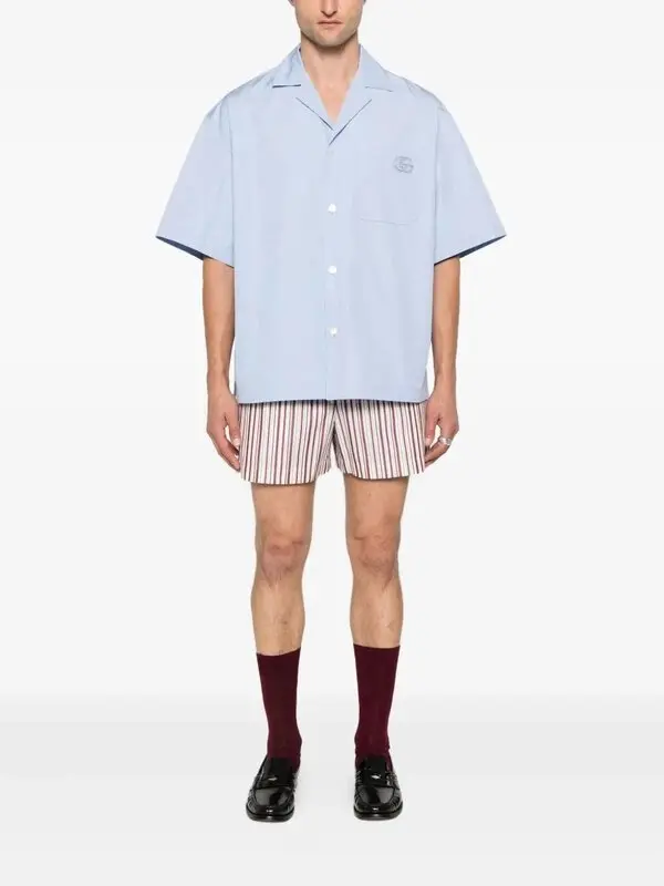 Gucci Cotton Stripe Shorts