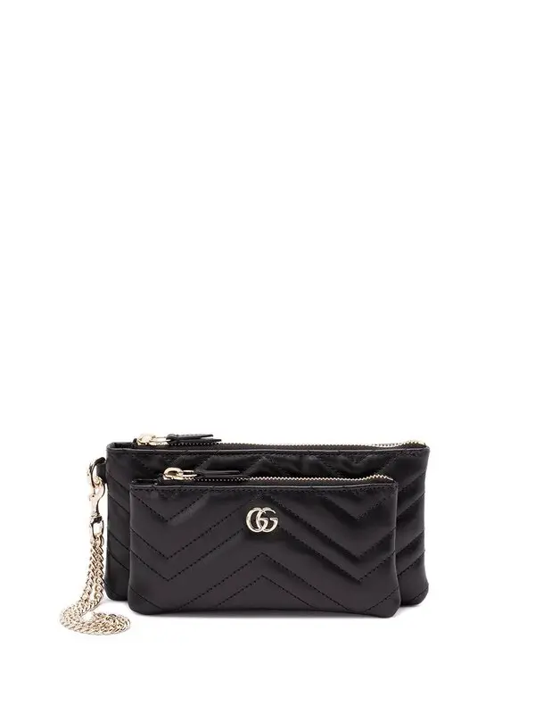 Gucci Ggmarmont Pouch With Chain - Multicolor