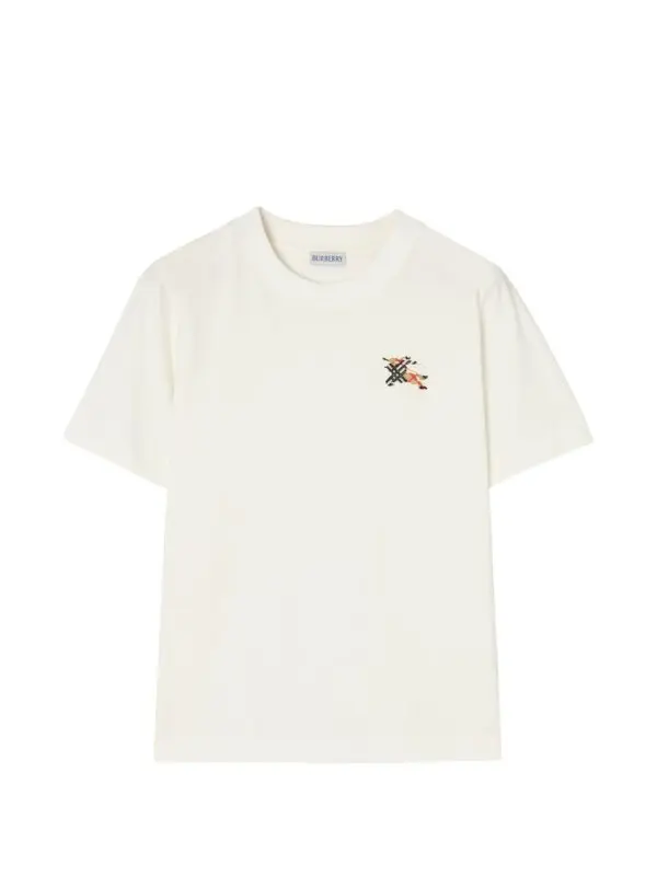 Burberry Logo Cotton T-shirt - Multicolor