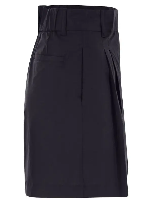 Herno Stretch Cotton Bermuda Shorts