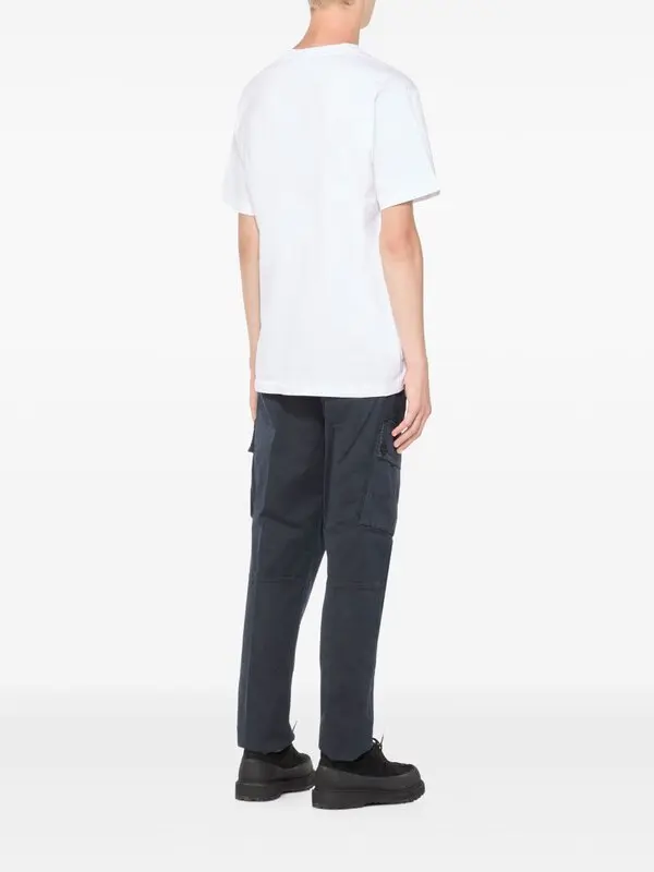 Stone Island Logo Cotton T-shirt - Multicolor