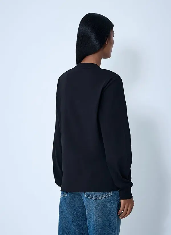 Moncler Cotton Long Sleeve Sweatshirt