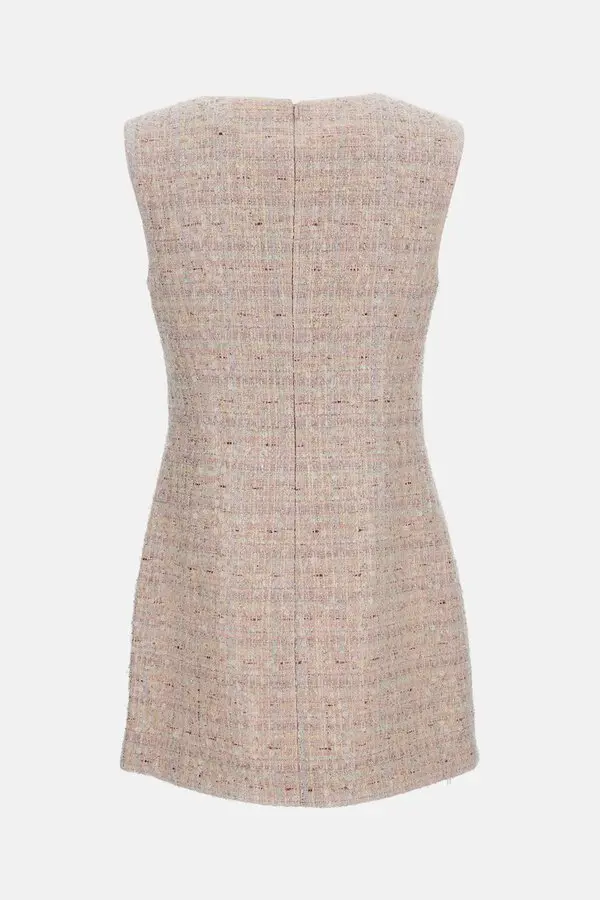 SELF-PORTRAIT Sequin Bouclé Mini Dress - Multicolor