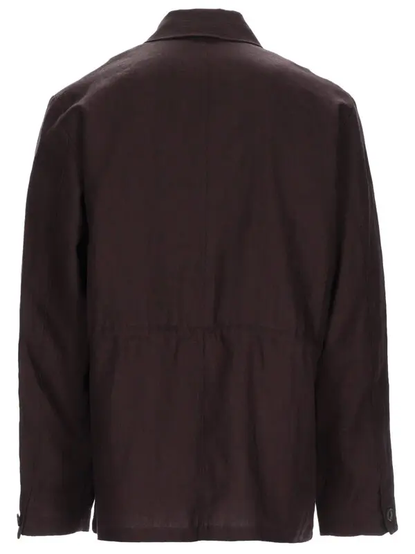Paul Smith Field Jacket In Linen