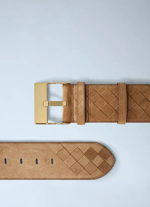 Bottega Veneta Large Suede Watch Belt