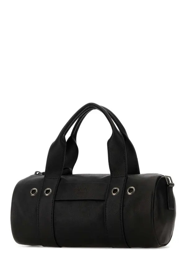 Prada Leather Route Handbag - Black