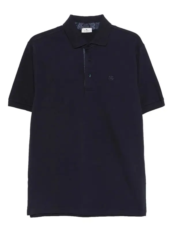 Etro Cotton Piqué Polo Shirt