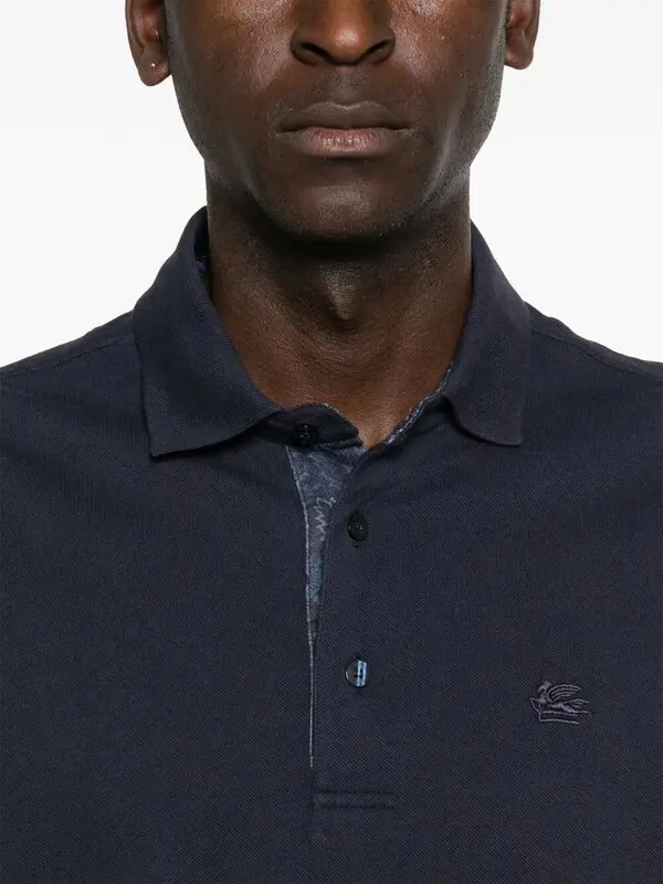 Etro Cotton Piqué Polo Shirt