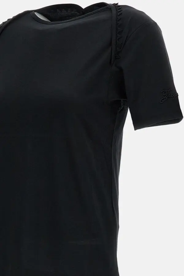 Jacquemus Le T-shirt Clavela Short Sleeve T-shirt With Passementerie Trim - Multicolor