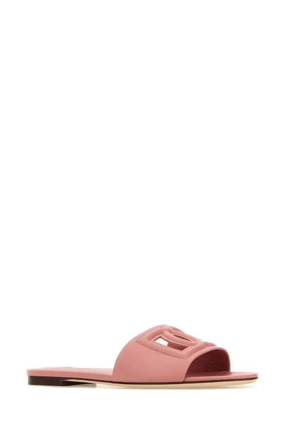 Dolce & Gabbana Nappa Leather Slippers