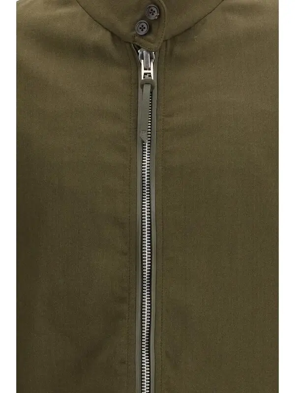 TOM FORD Harrington Jacket With Zip-up Closure - Green