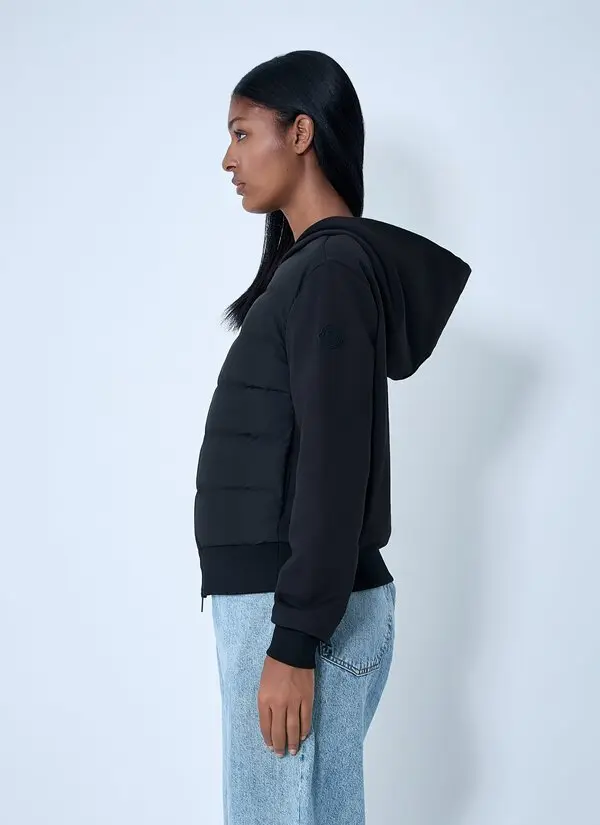 Moncler Quilted Hooded Zip-up Cardigan