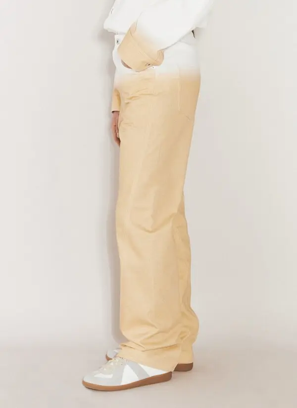 LANVIN Gradient-effect Twisted Jeans