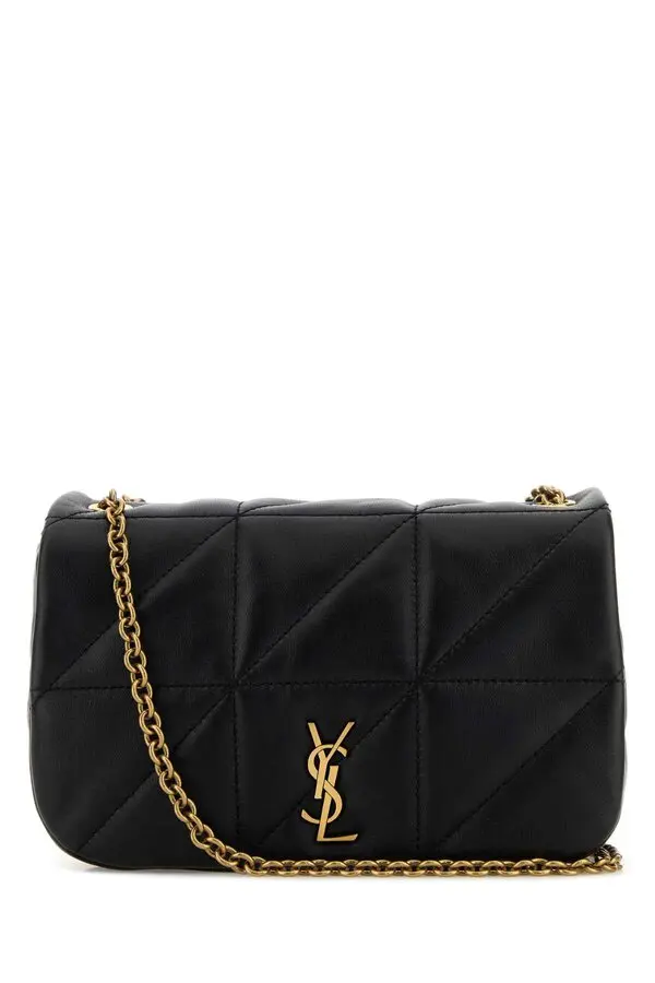 Saint Laurent Leather Mini Shoulder Bag - Black