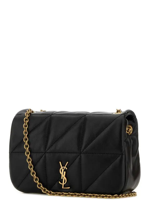 Saint Laurent Leather Mini Shoulder Bag - Black