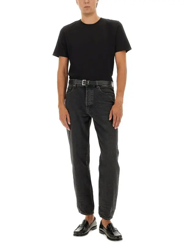 Saint Laurent Cassandre T-shirt - Black