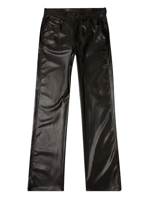 DIESEL® Faux Leather Trousers - Multicolor