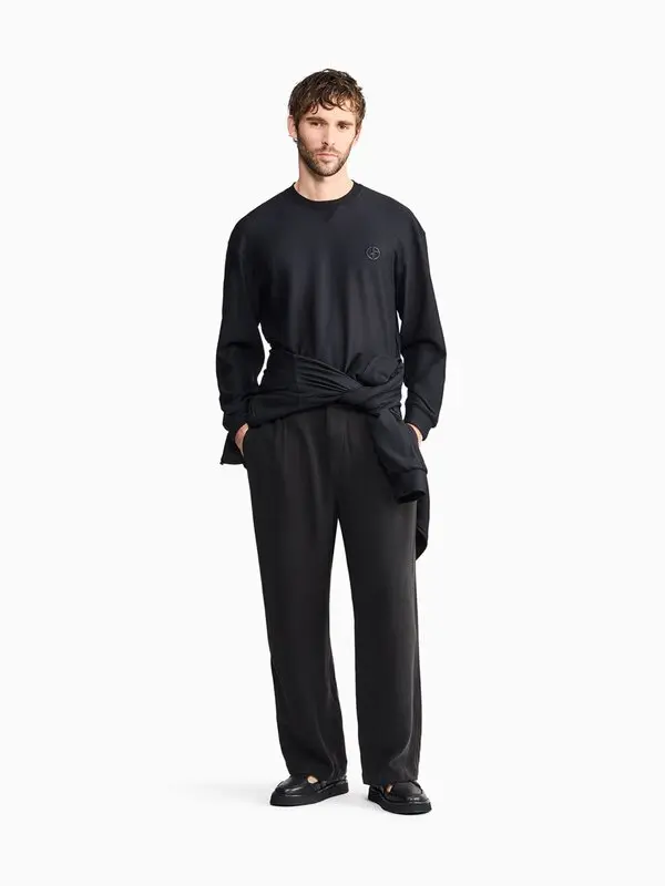 Giorgio Armani Technical Waffle Sweatshirt