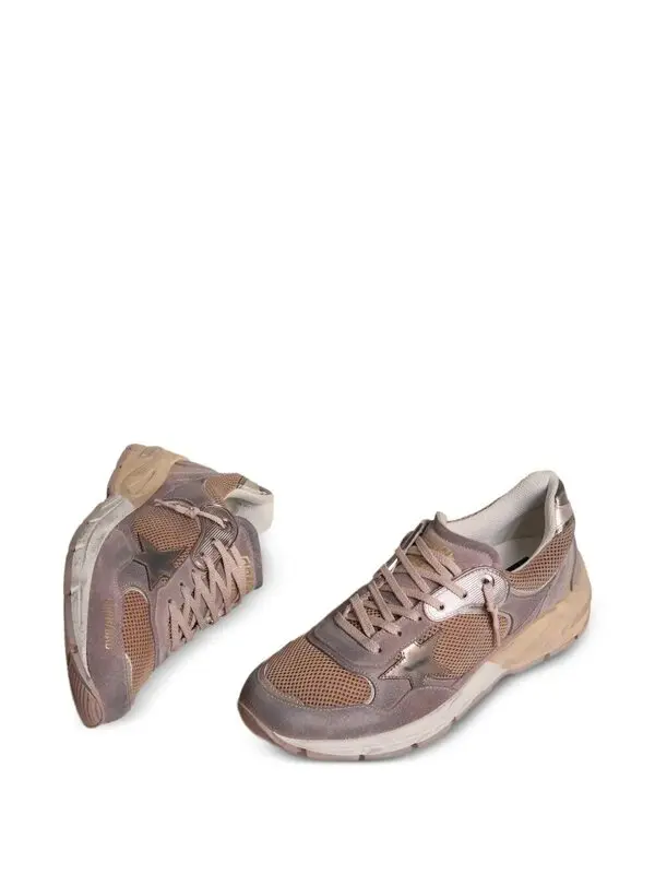 GOLDEN GOOSE Dad-star Sneakers In Suede And Mesh - Multicolor
