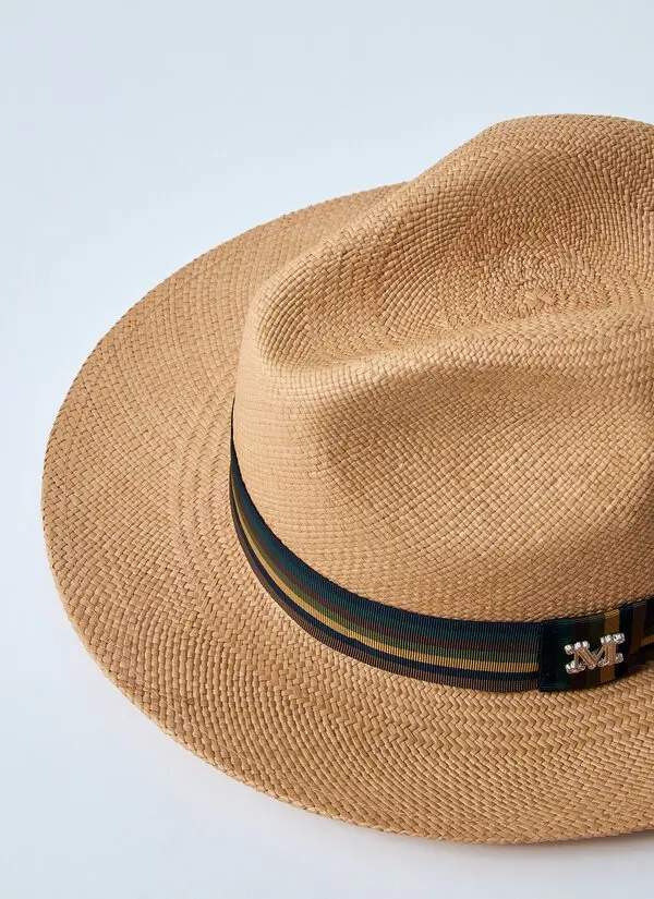 Max Mara Paper Yarn Hat With Flat Brim