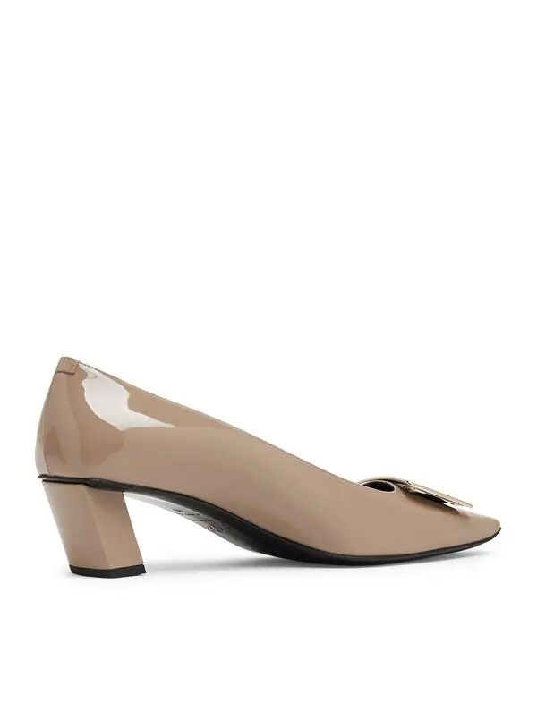 ROGER VIVIER Belle Vivier Patent Leather Pumps