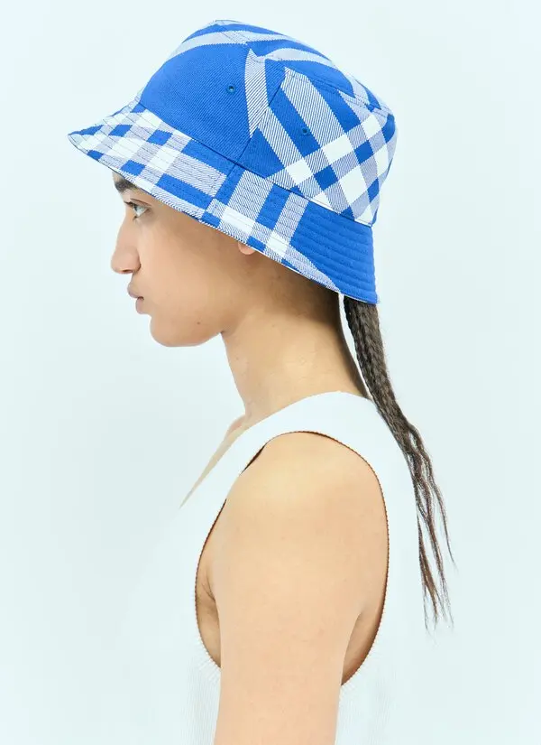 Burberry Check Jacquard Bucket Hat
